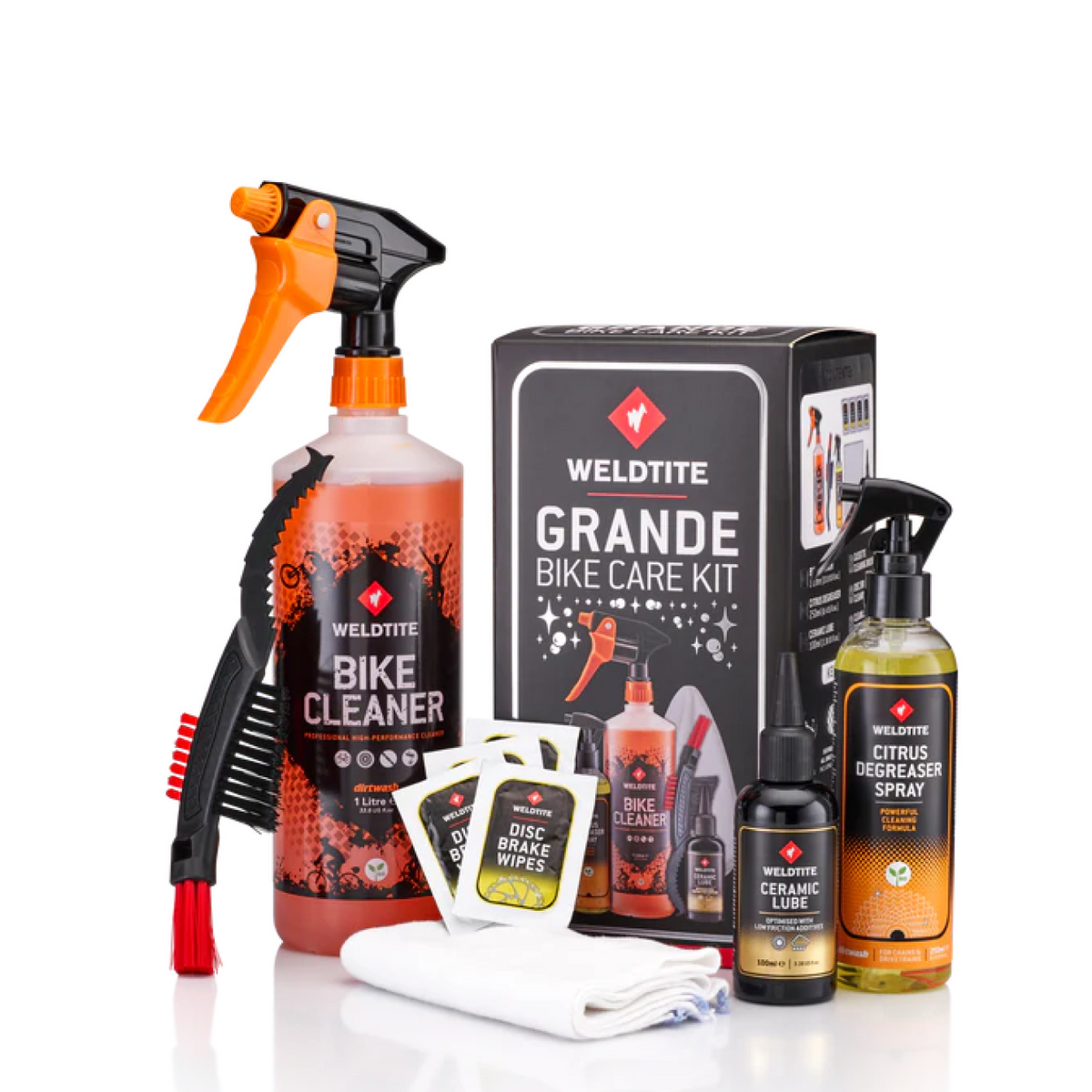 Weldtite Grande Bike Care Kit | Complete Cleaning & Maintenance Set ...