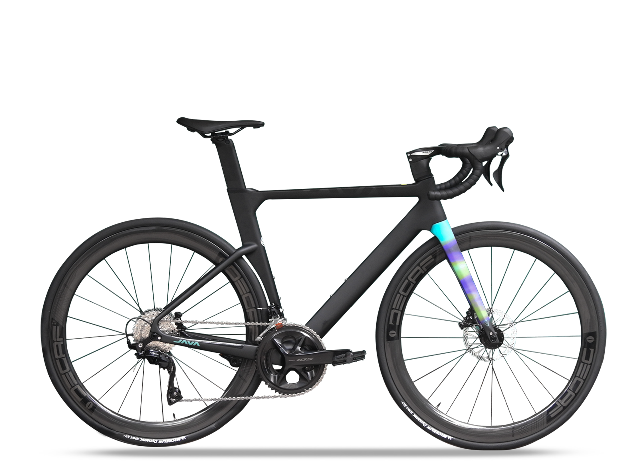 Java Fuoco Top Gen 3 – Full Carbon Aero Road Bike with Shimano 105 Di2 ...